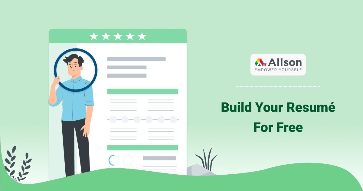 Online Free Resumé Builder with Templates and Easy Download | Alison