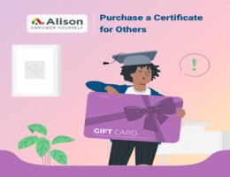 Certificate and diploma gift cards | Alison